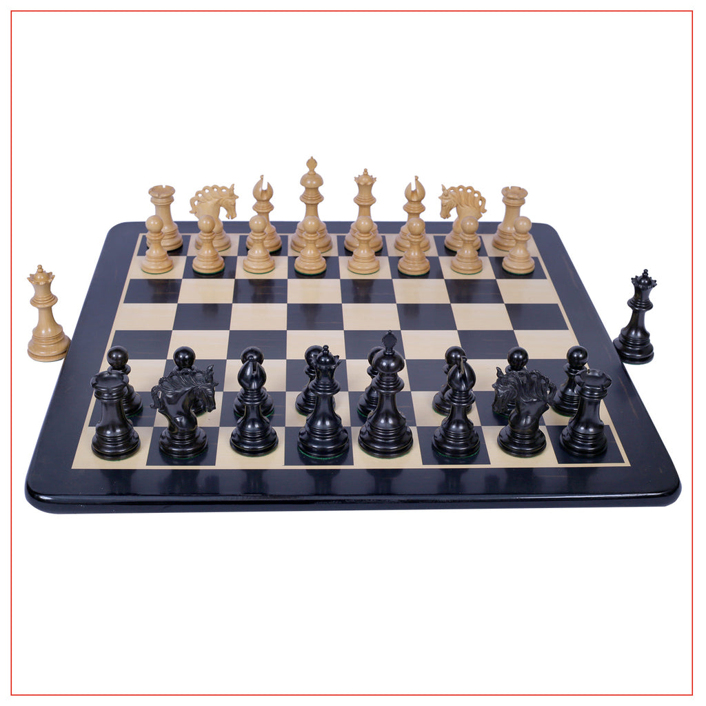 Westminster Series 4.4" Staunton Chess Set - Ebony Wood – Staunton Castle