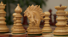 Raging Stallions Series Luxury Staunton Blood Rosewood Chessmen - 4.4 ...
