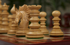 Raging Stallions Series Luxury Staunton Blood Rosewood Chessmen - 4.4 ...