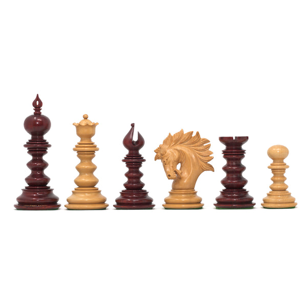 Raging Stallions Series Luxury Staunton Blood Rosewood Chessmen - 4.4 ...