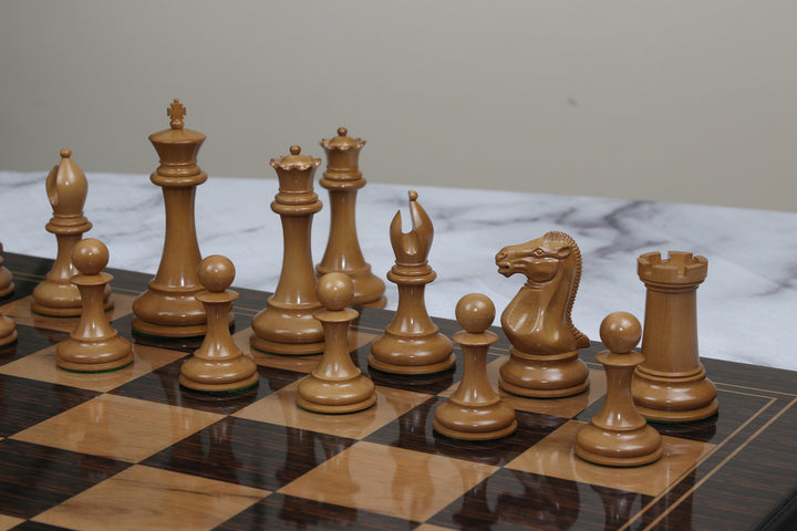 Raging Stallions Series Luxury Staunton Blood Rosewood Chessmen - 4.4 ...